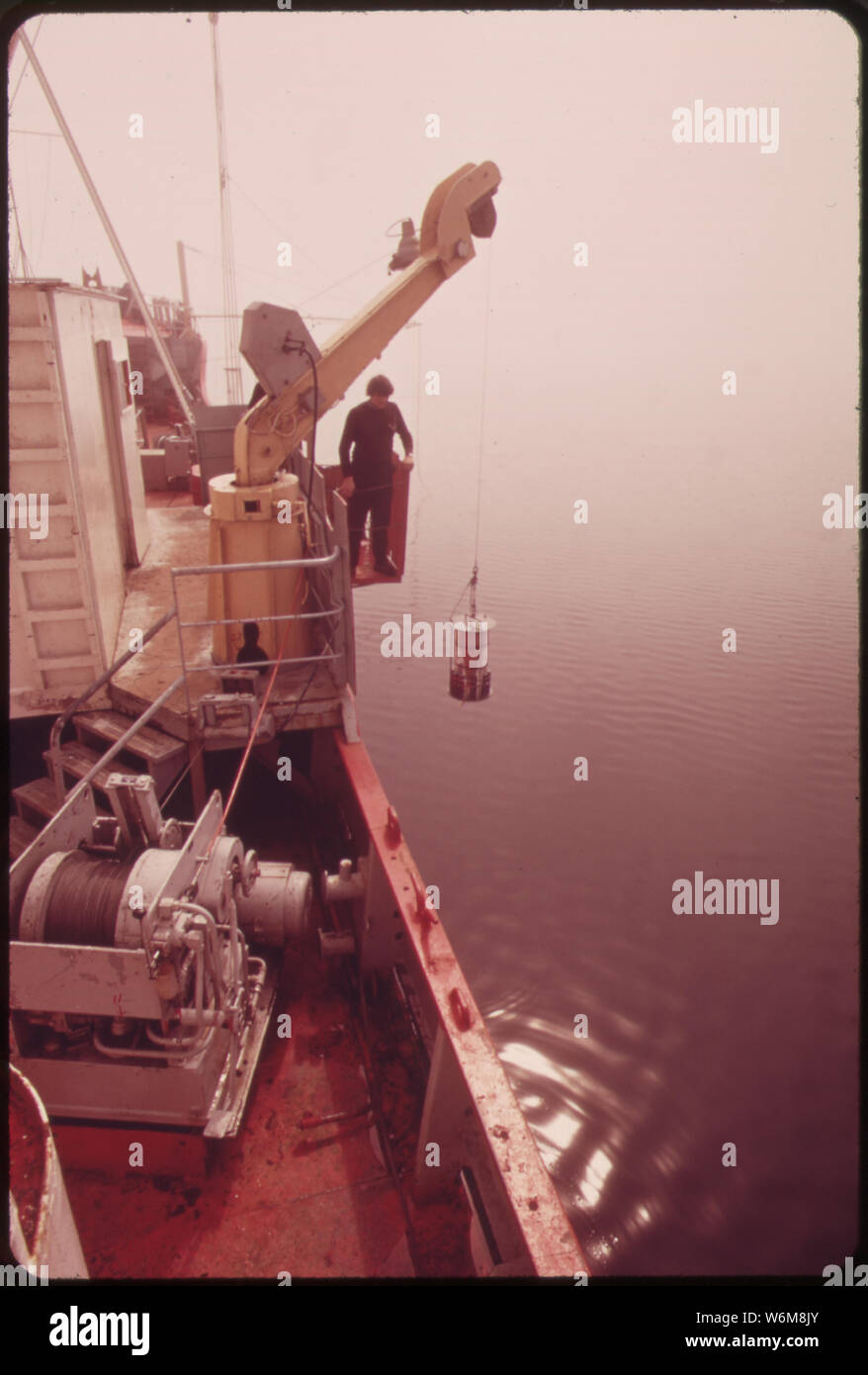 THE MARTIN KARLSEN, A CANADIAN SHIP, IS A FLOATING LABORATORY FROM ...