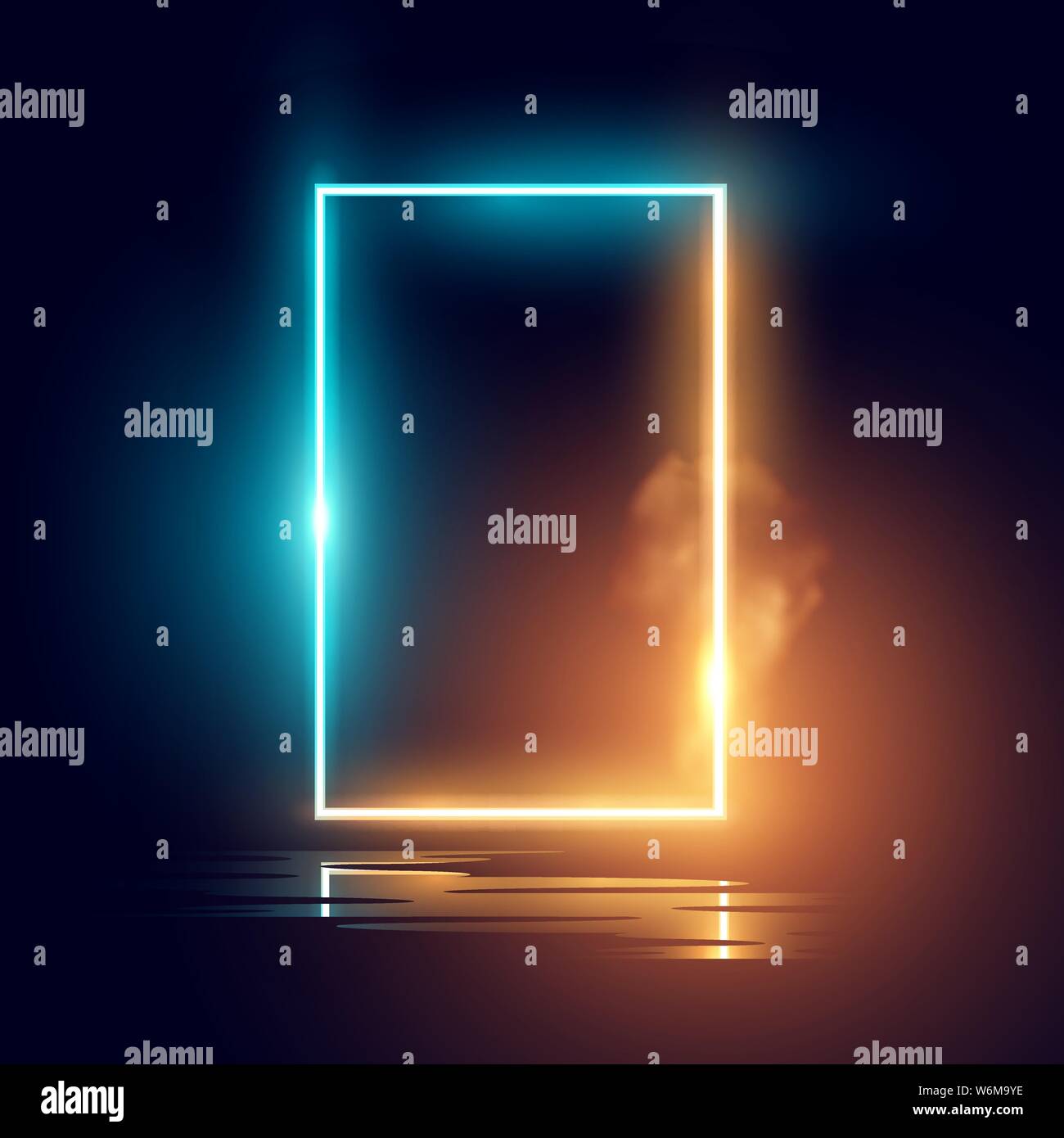 Neon effect vector vectors hi-res stock photography and images - Alamy