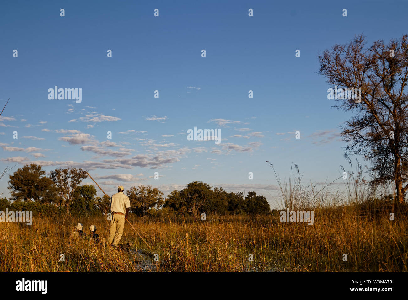 Canoe okavango hi-res stock photography and images - Alamy