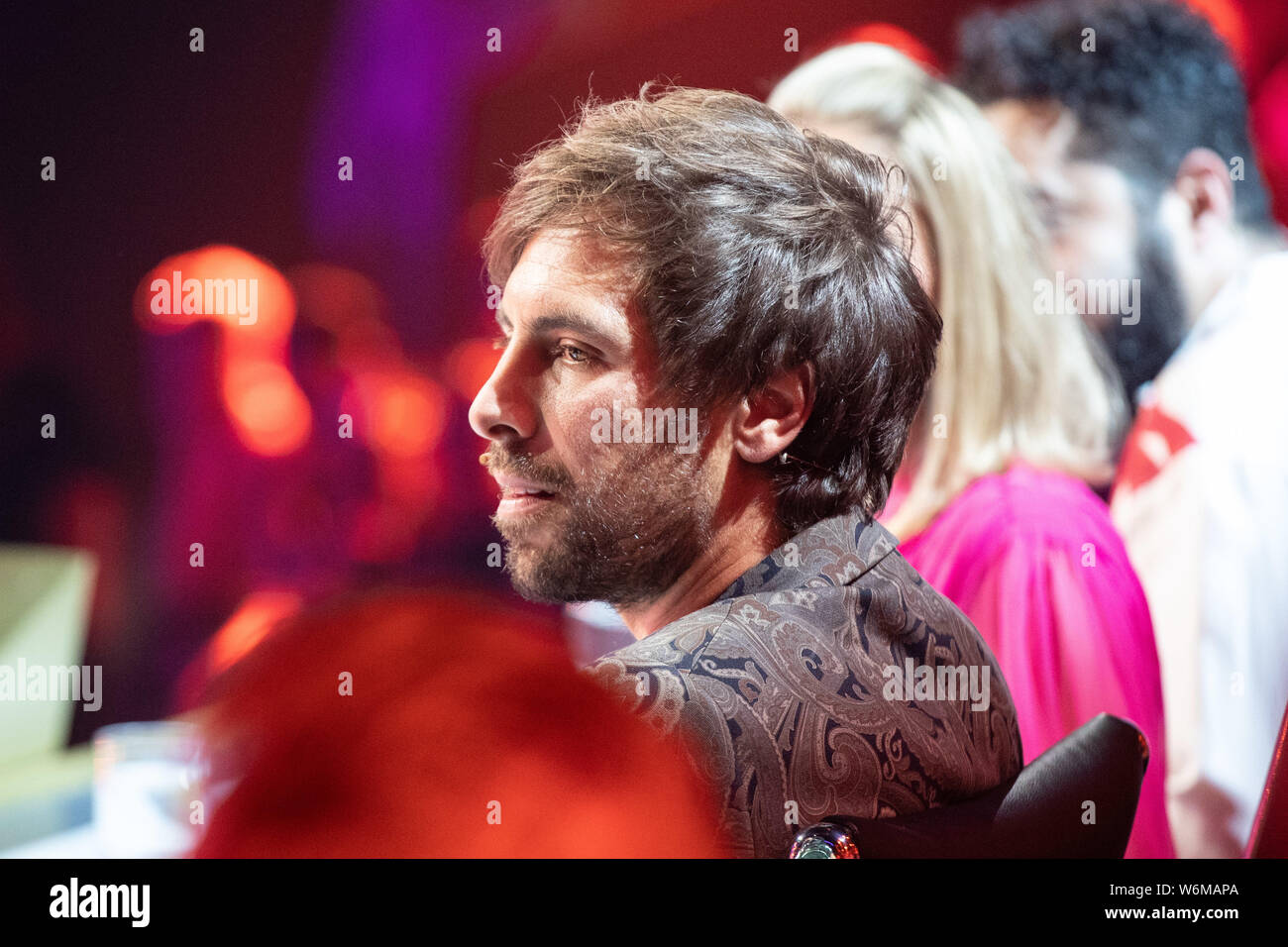 Cologne, Germany. 01st Aug, 2019. The rate team member Max Giesinger (M ...