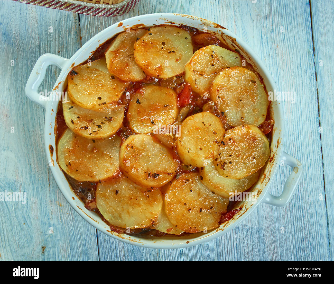 Tumbet - traditional vegetable dish from Majorca, combines layers of ...