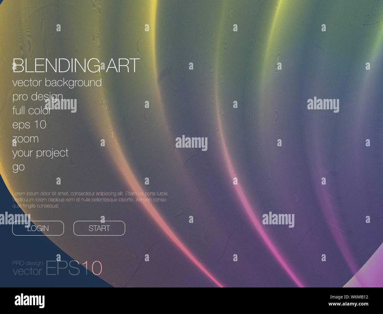 Abstract blend background. Stock vector. Template for web Stock Vector ...