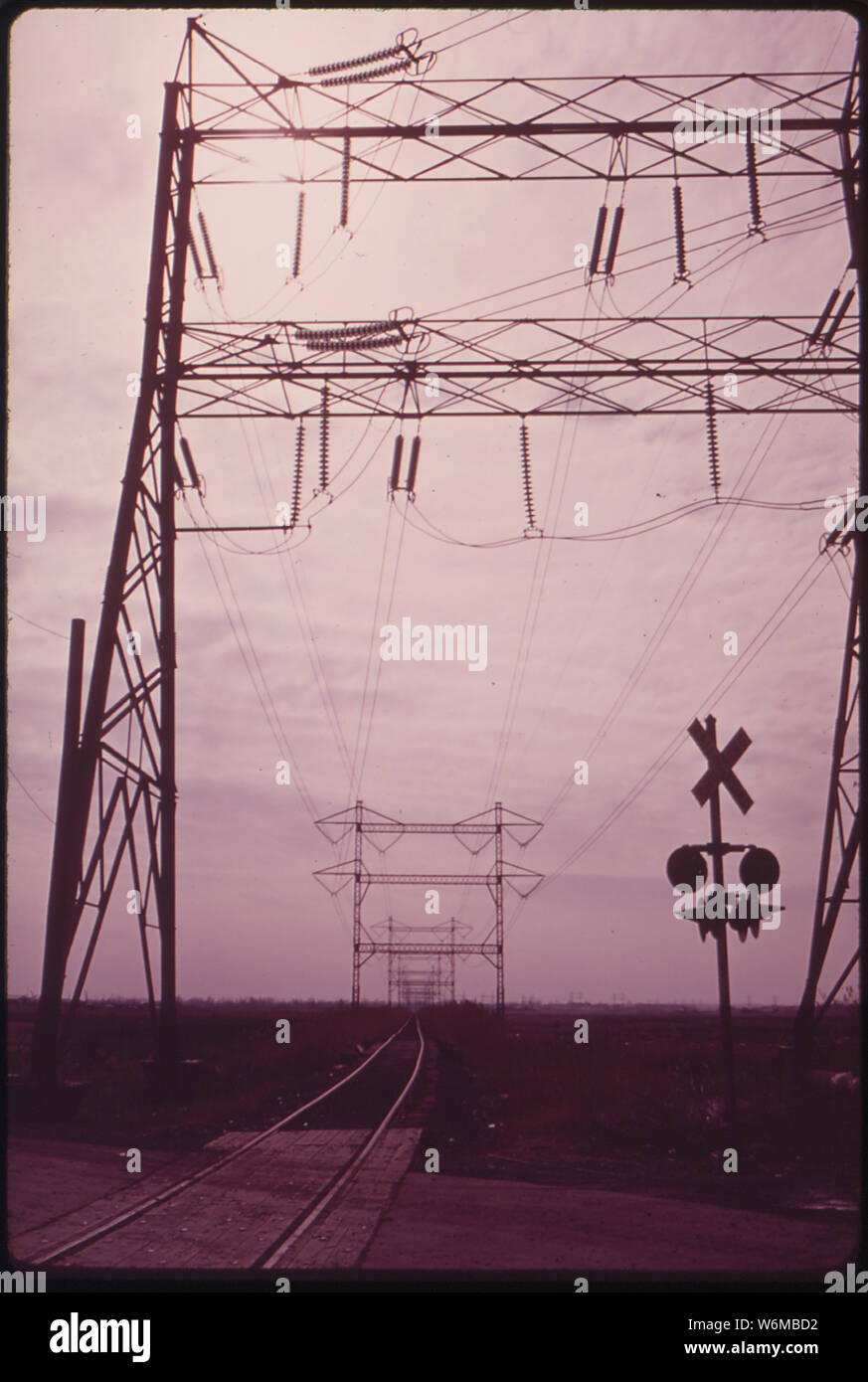 TRANSMISSION LINES OF ELECTRICAL POWER STATION BUILT ON MARSHLANDS OF ...