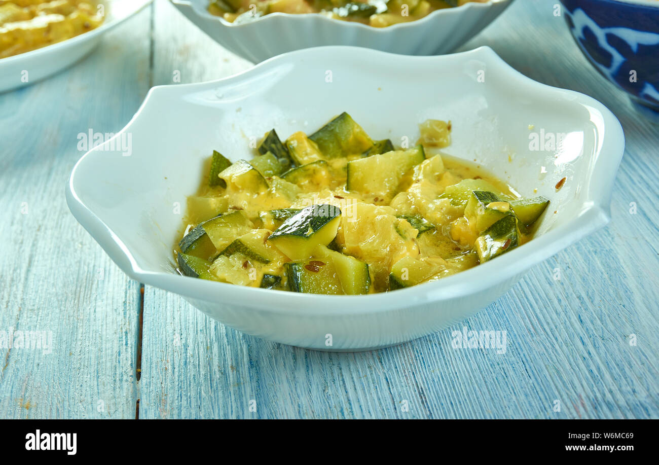 Indian pumpkin - Sweet and Sour Zucchini Stock Photo - Alamy