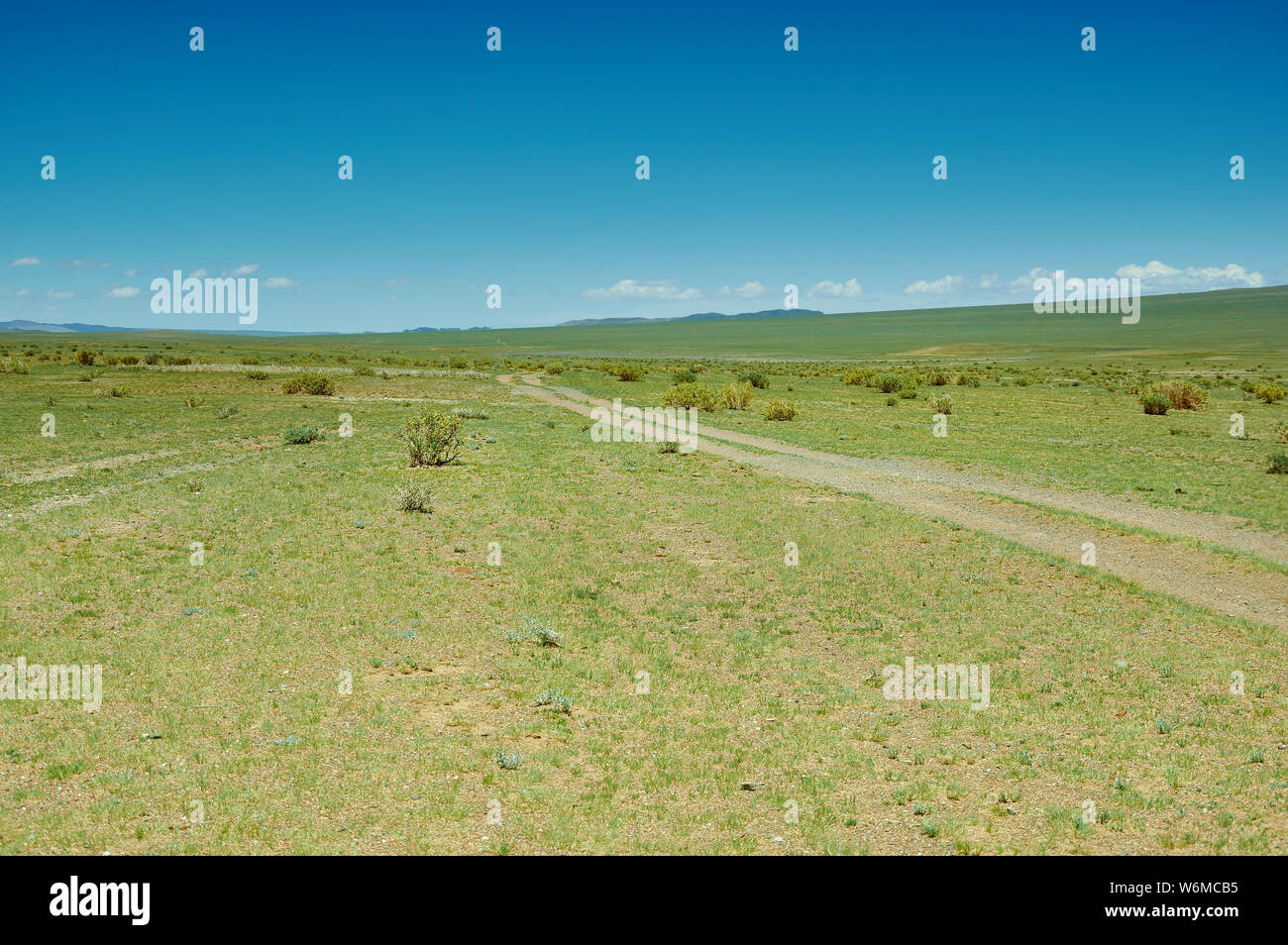 Typical Mongolian landscape, Uvs Province in Mongolia Stock Photo - Alamy