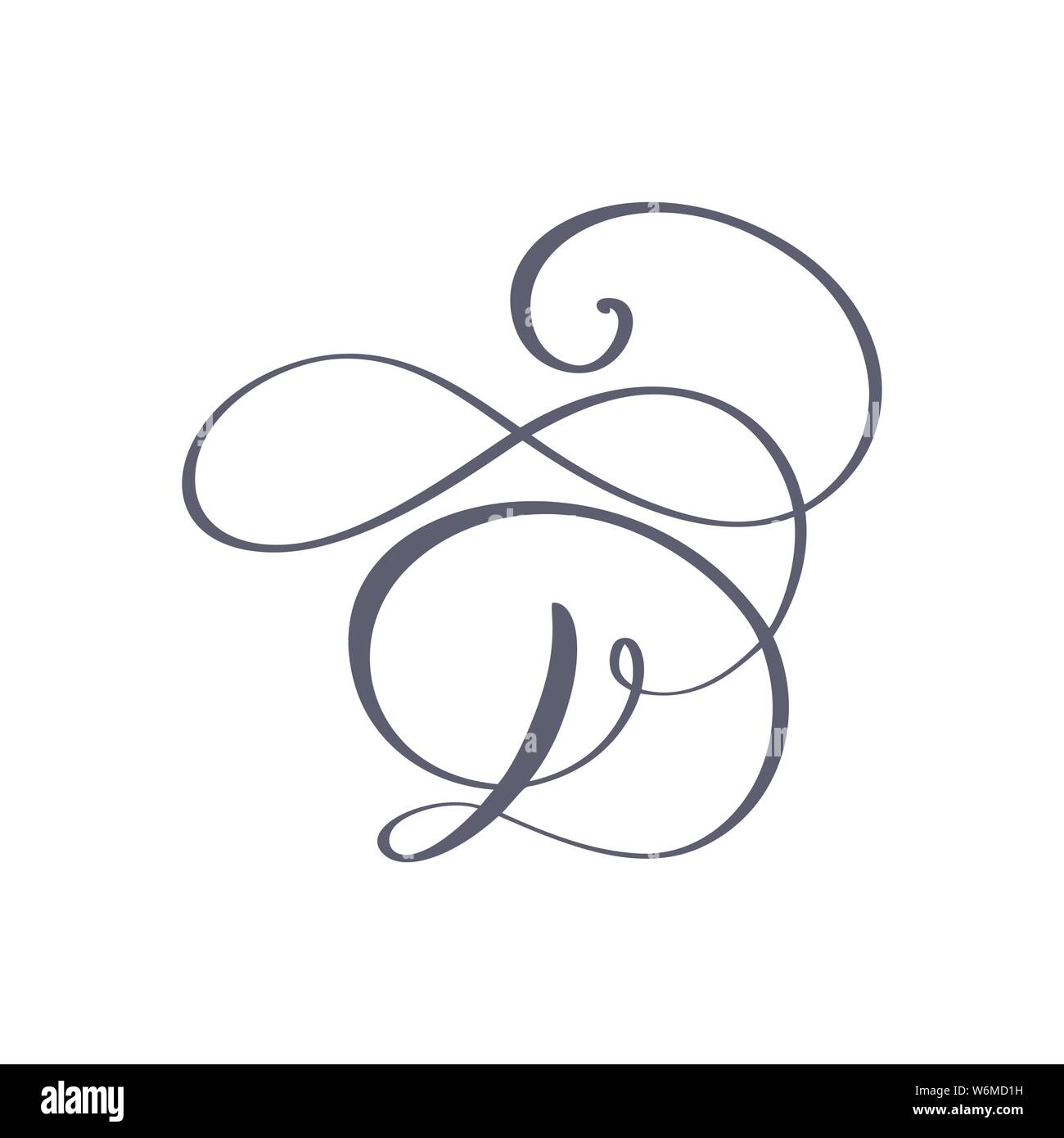Calligraphy Letter D Designs