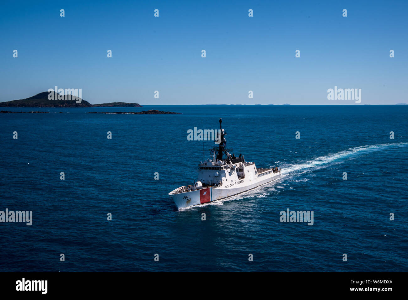 Coast Guard Cutter Stratton operates in the Western Pacific during ...