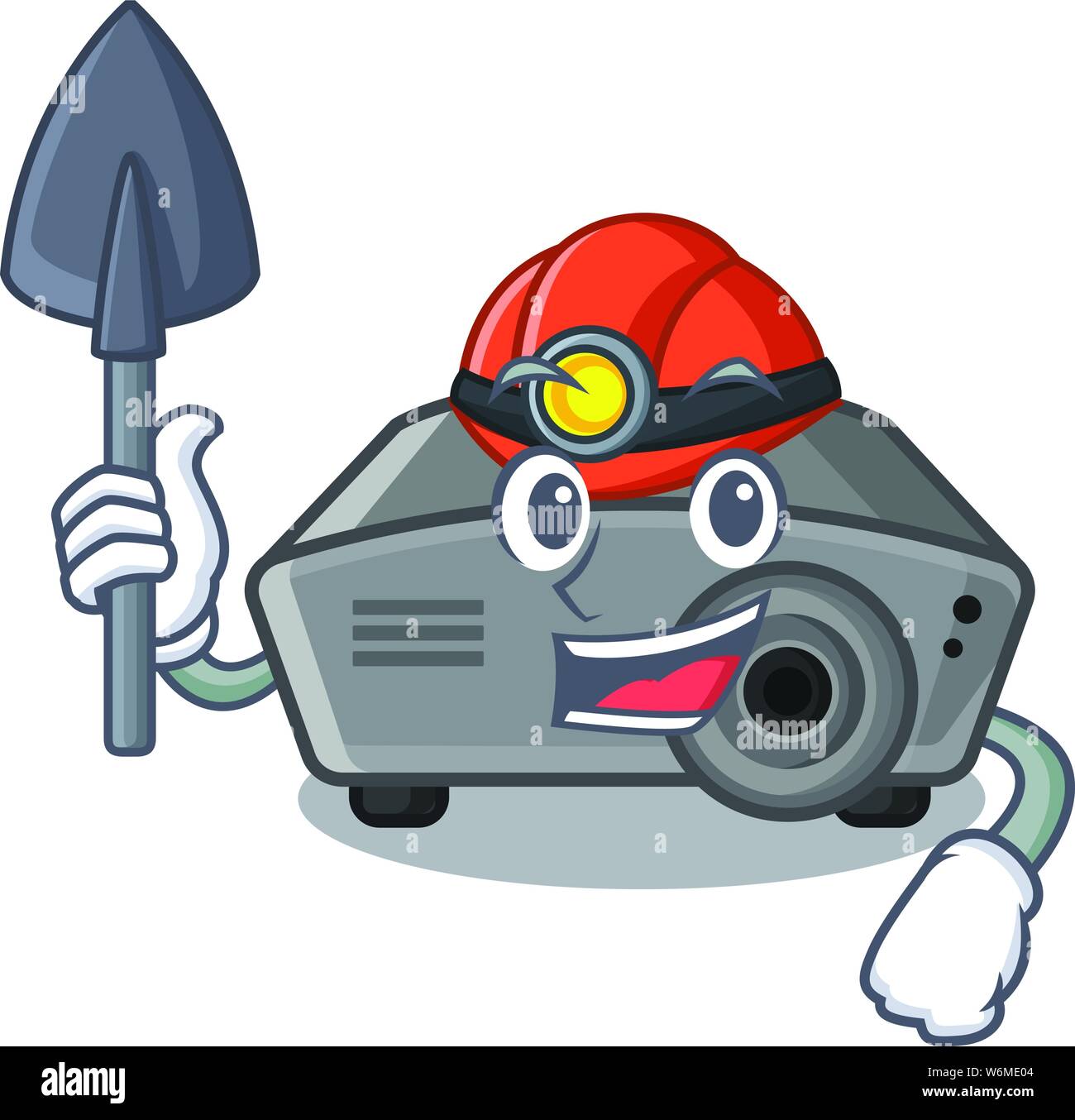 Worker projector Cut Out Stock Images & Pictures - Alamy