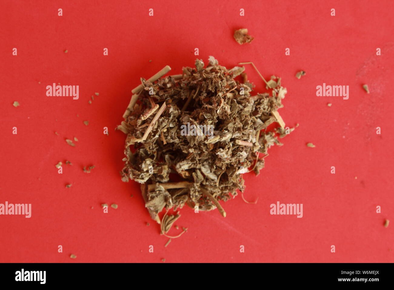 Infusion of raspberry leaf, recommended for pregnant women Stock Photo ...