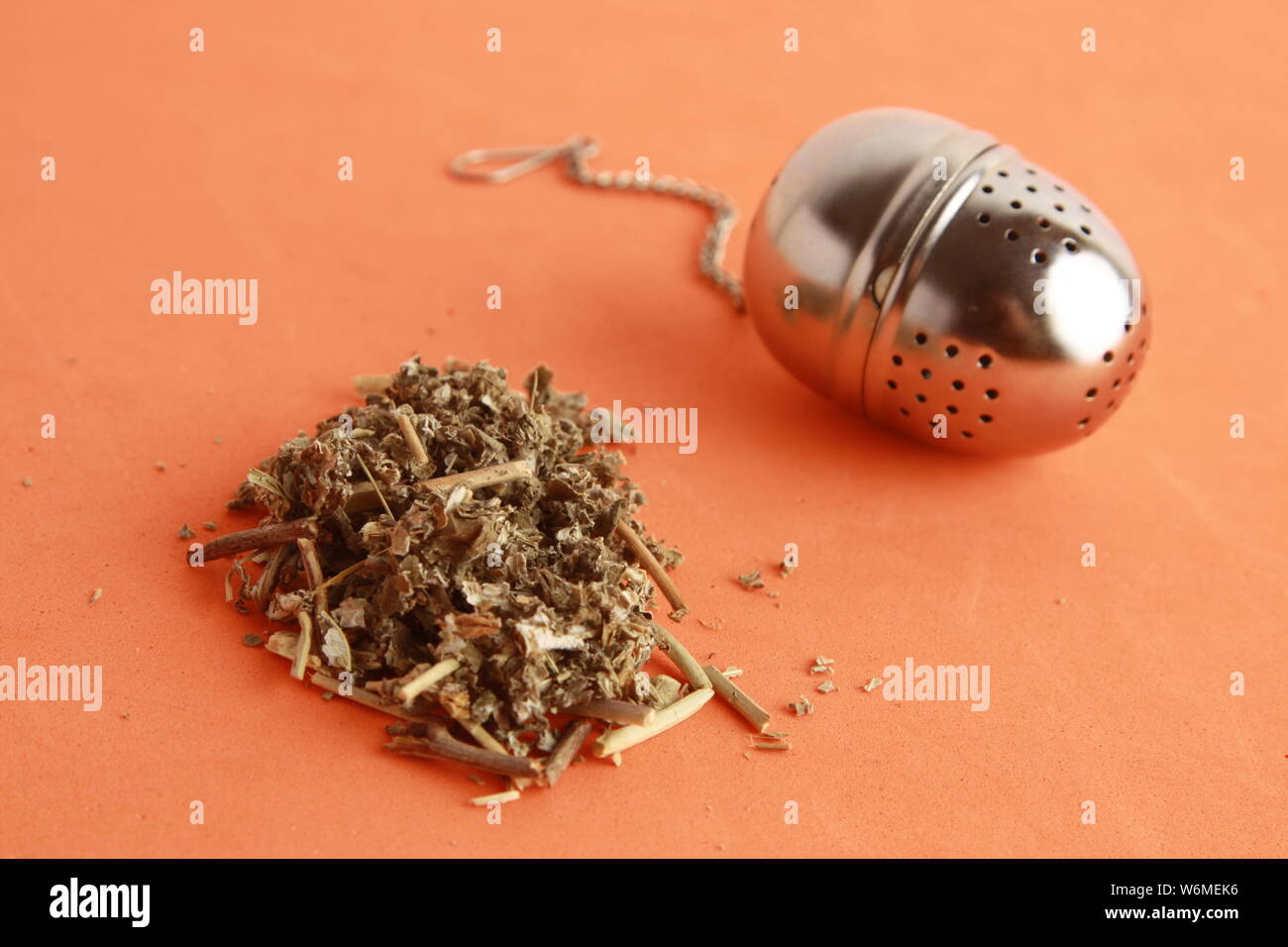 Infusion of raspberry leaf, recommended for pregnant women Stock Photo ...