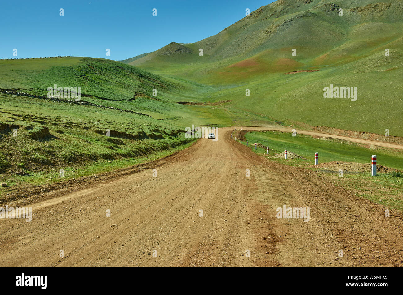 Rise Pass Ulaan davaa, capital of Uvs Province in Mongolia Stock Photo ...