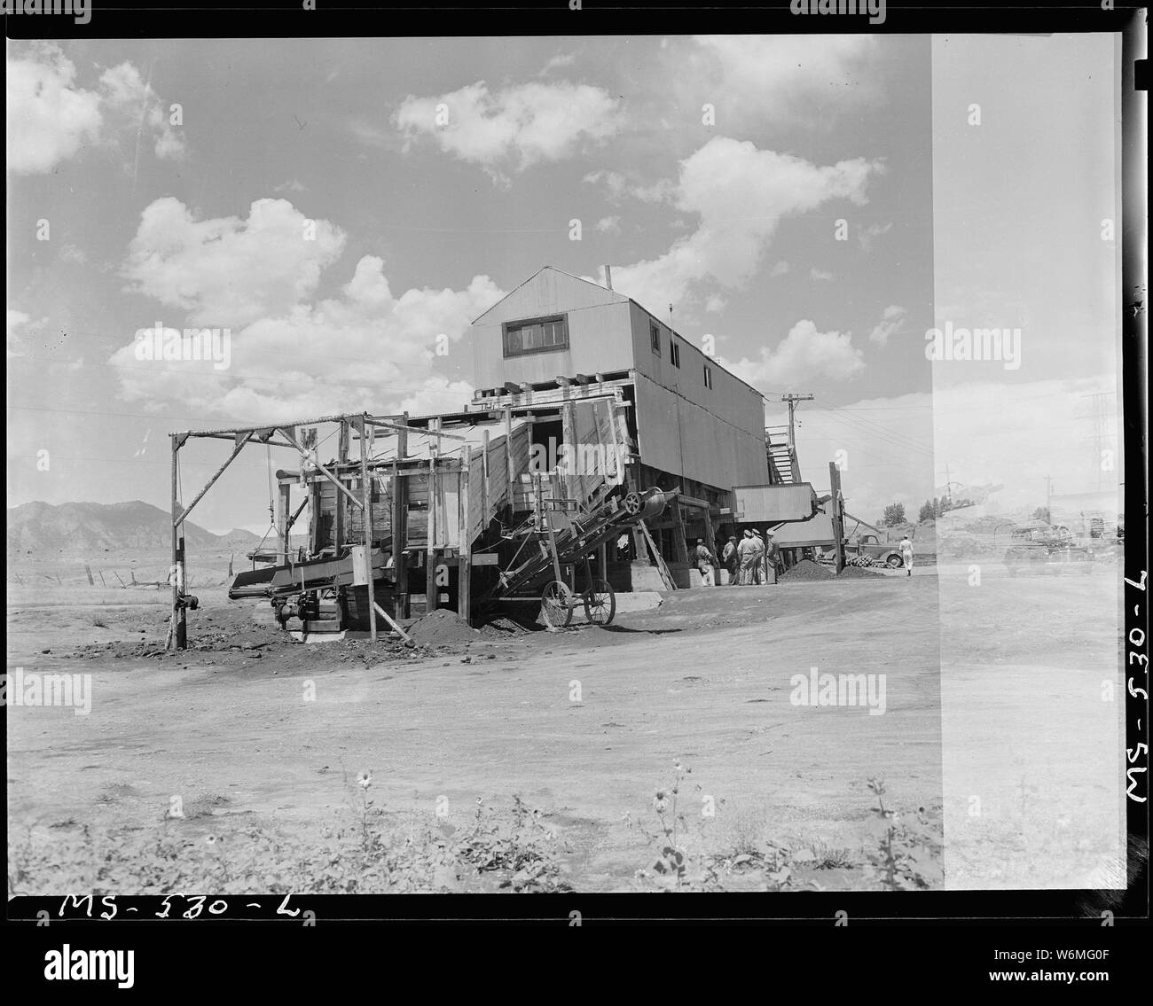 Tipple of the mine pluto coal mining company hi-res stock photography ...