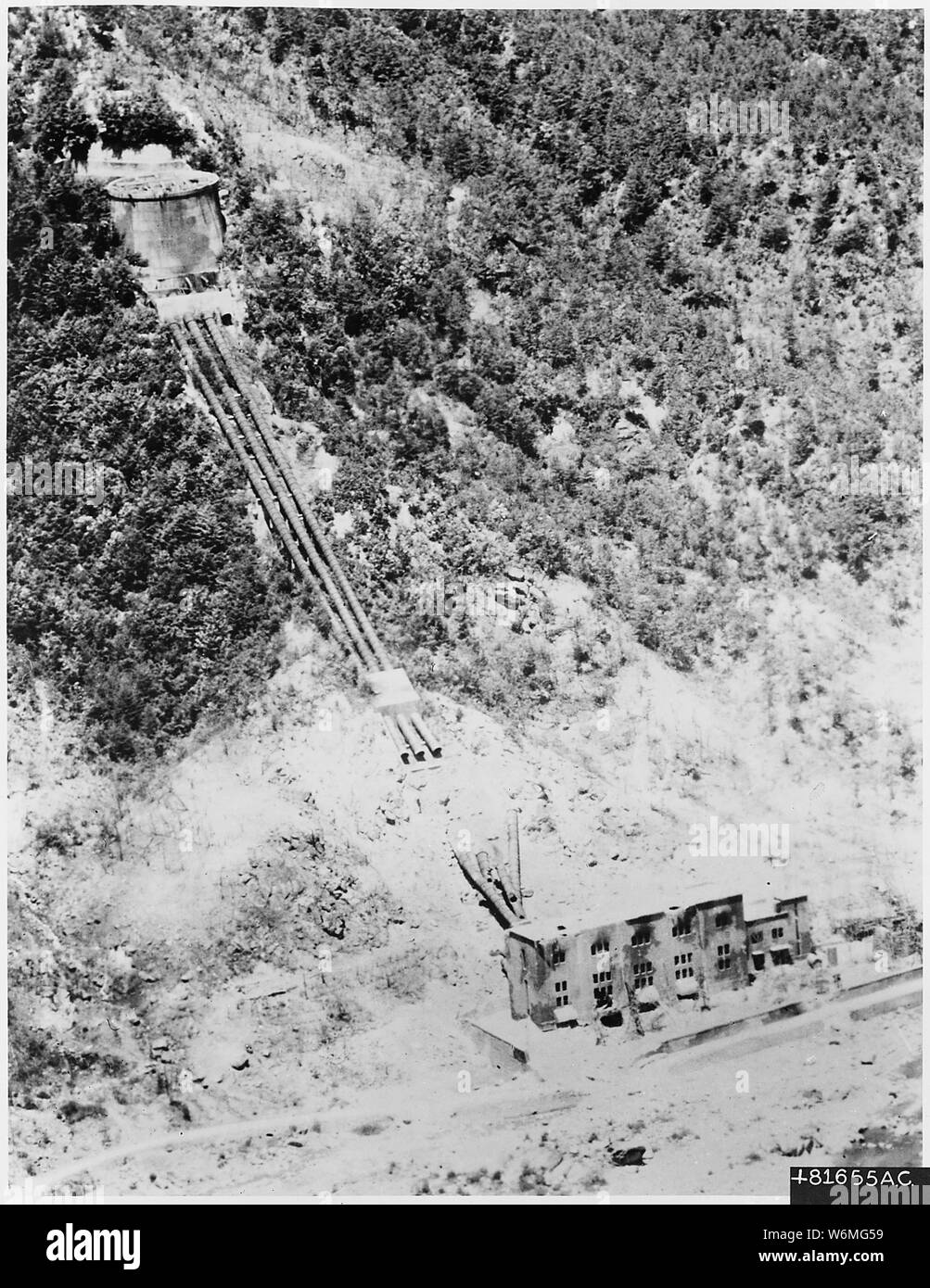 Tokyo--This oblique photograph, taken by an aircraft of the 67th ...