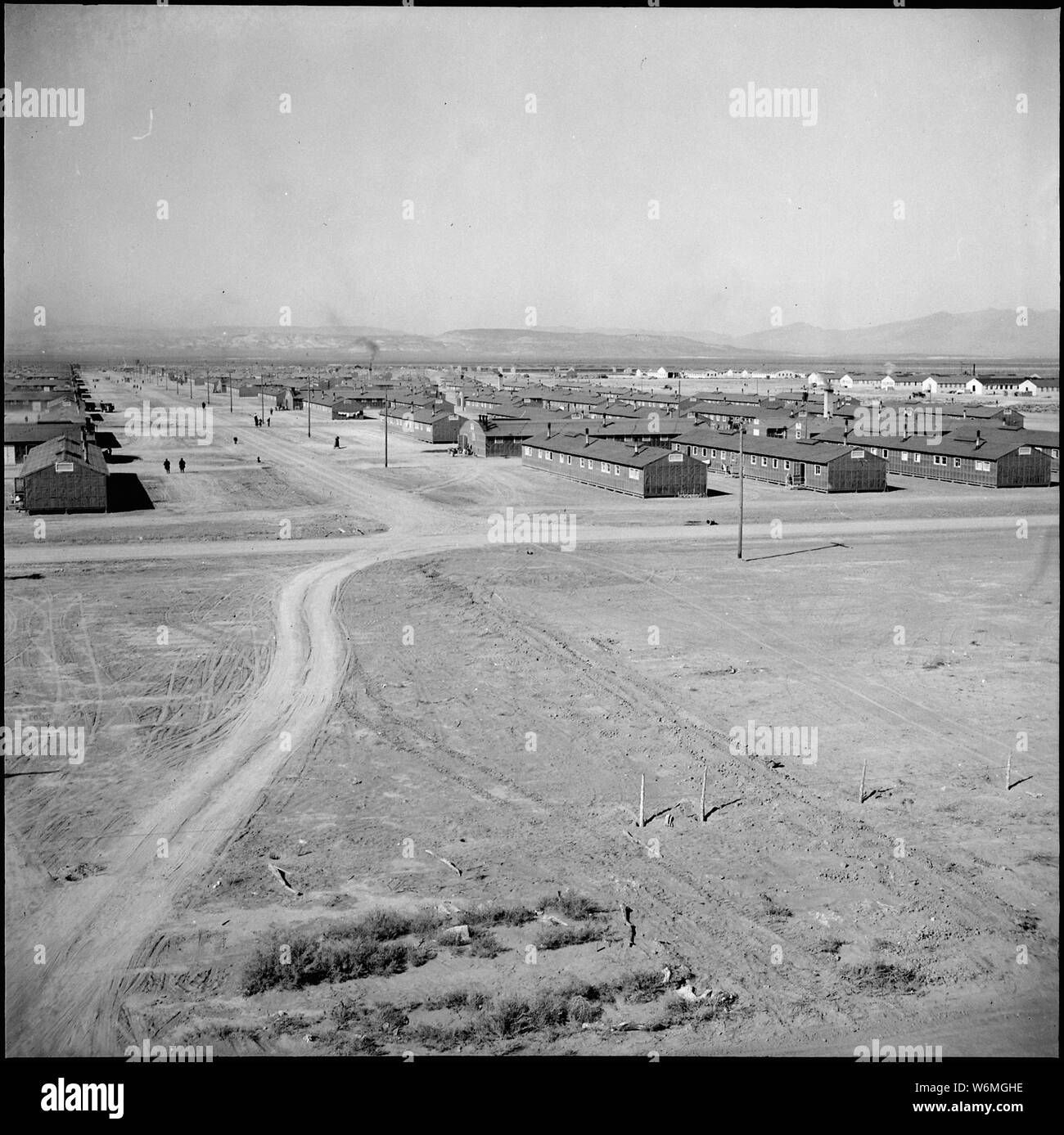 Topaz, Utah. Ageneral view of a section of east end of the Topaz ...