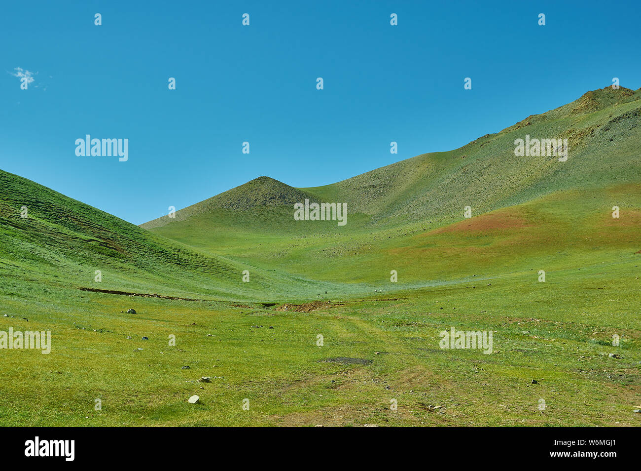 Rise Pass Ulaan davaa, capital of Uvs Province in Mongolia Stock Photo ...