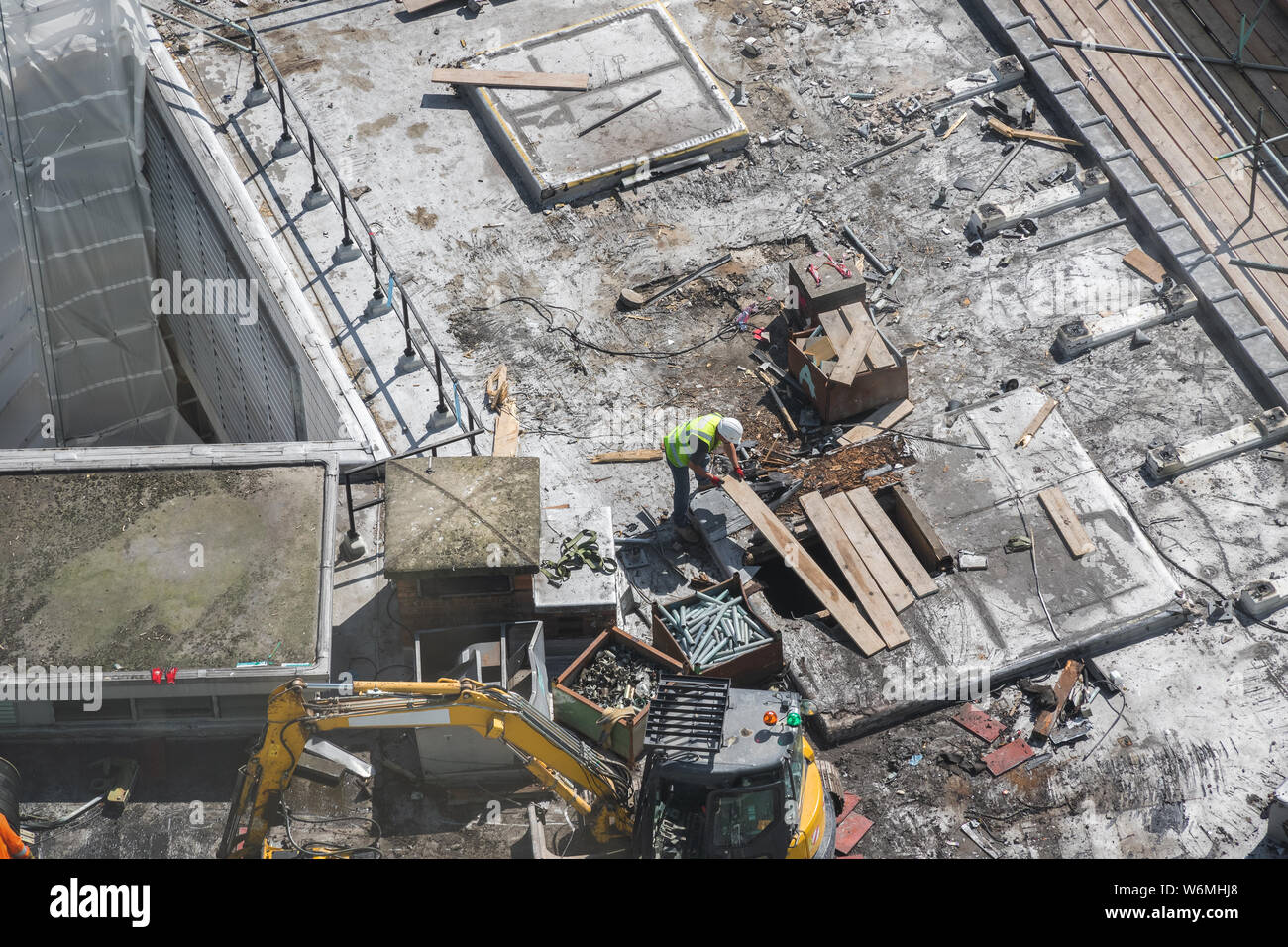 Construction Site Aerial Uk High Resolution Stock Photography and ...