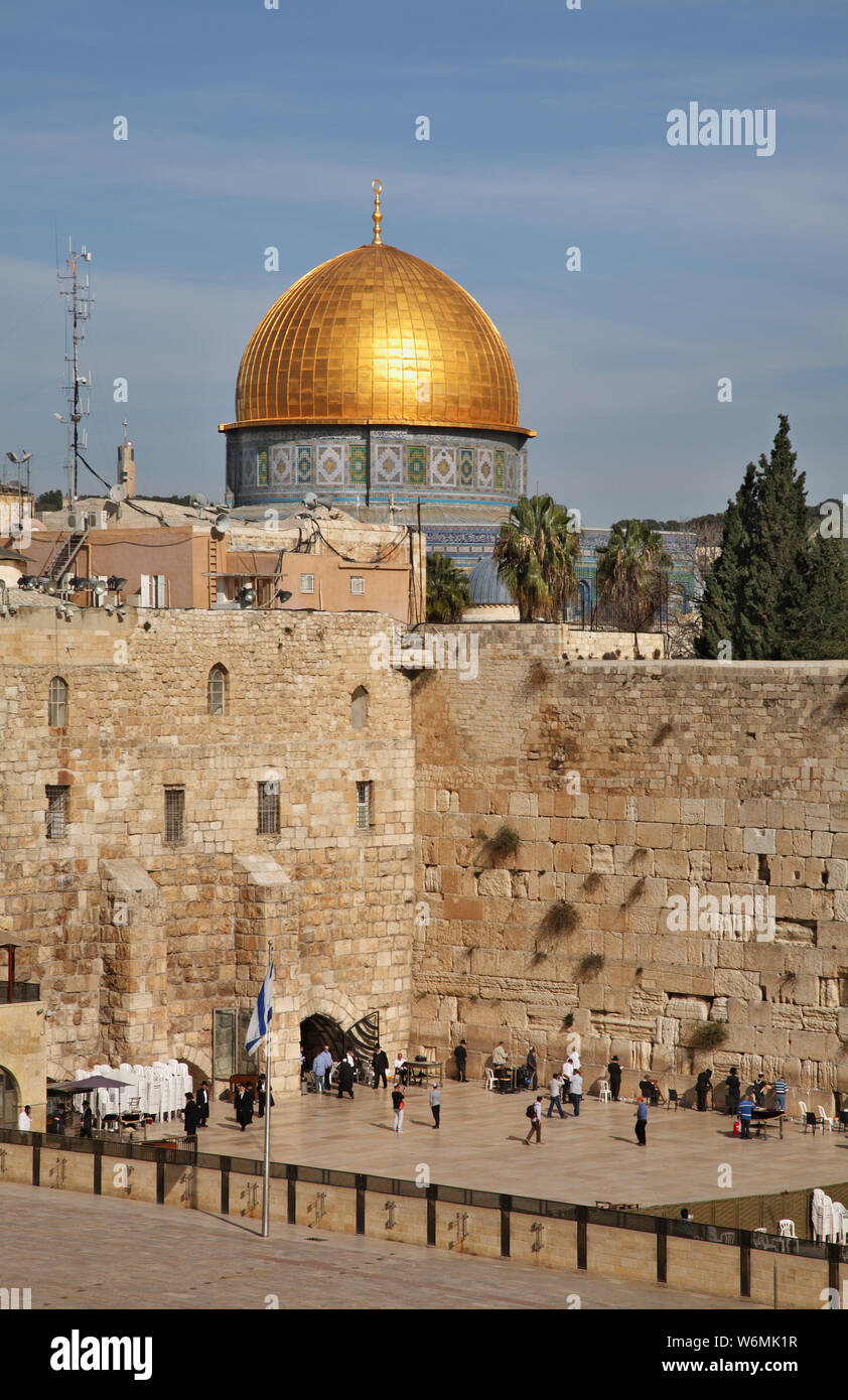 Western Wall in Jerusalem. Israel Stock Photo - Alamy
