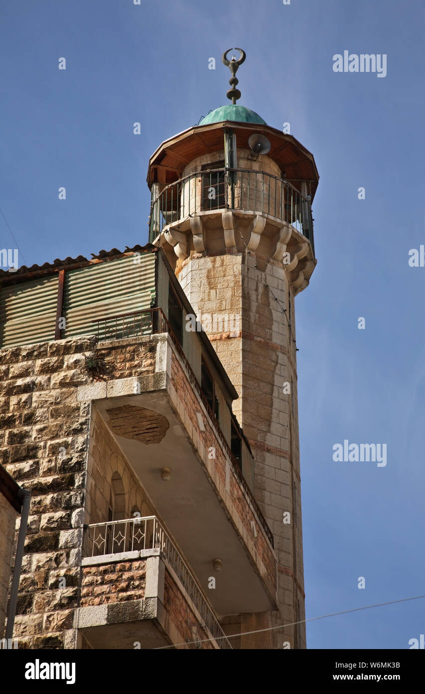 Minaret in jerusalem israel hi-res stock photography and images - Alamy