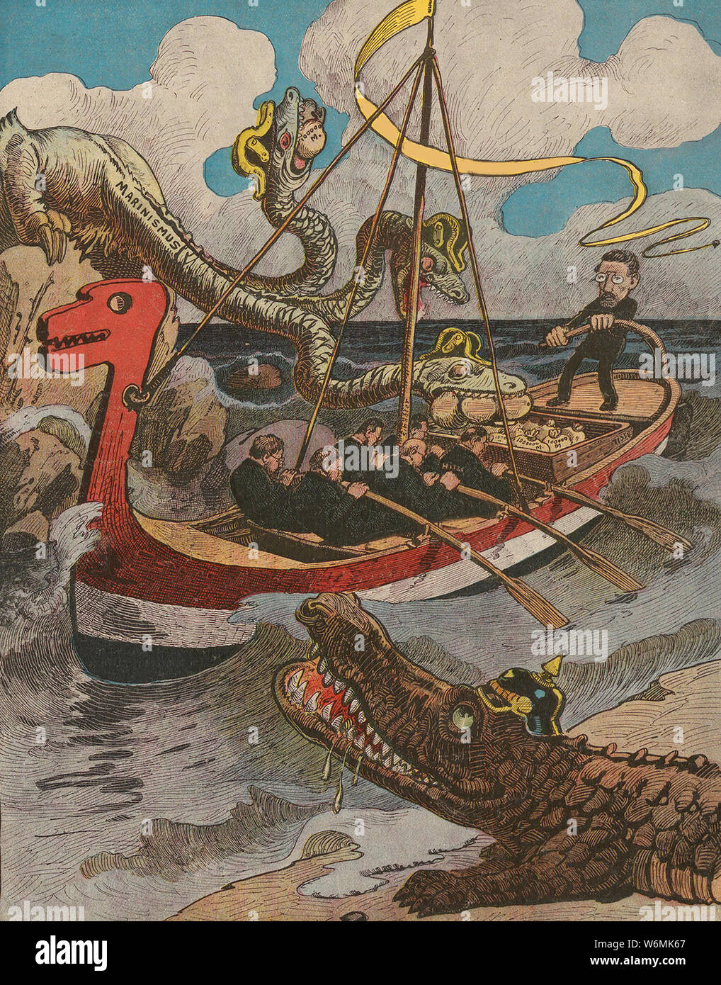 vintage fantastical illustration Stock Photo - Alamy