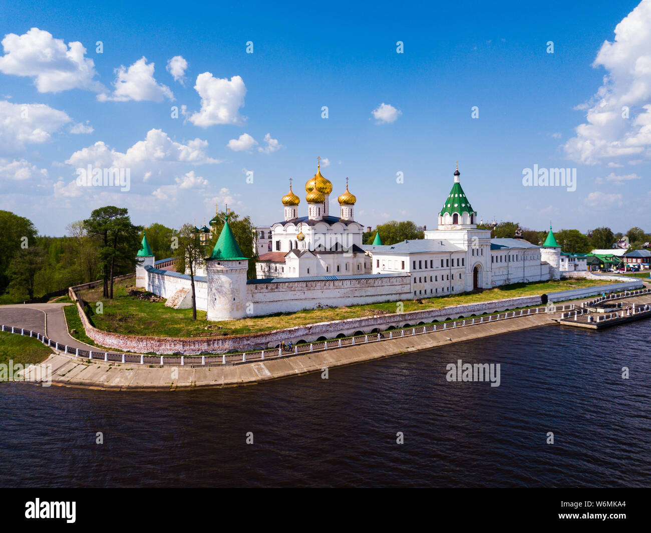 Picturesque architectural ensemble of medieval Orthodox Ipatiev ...