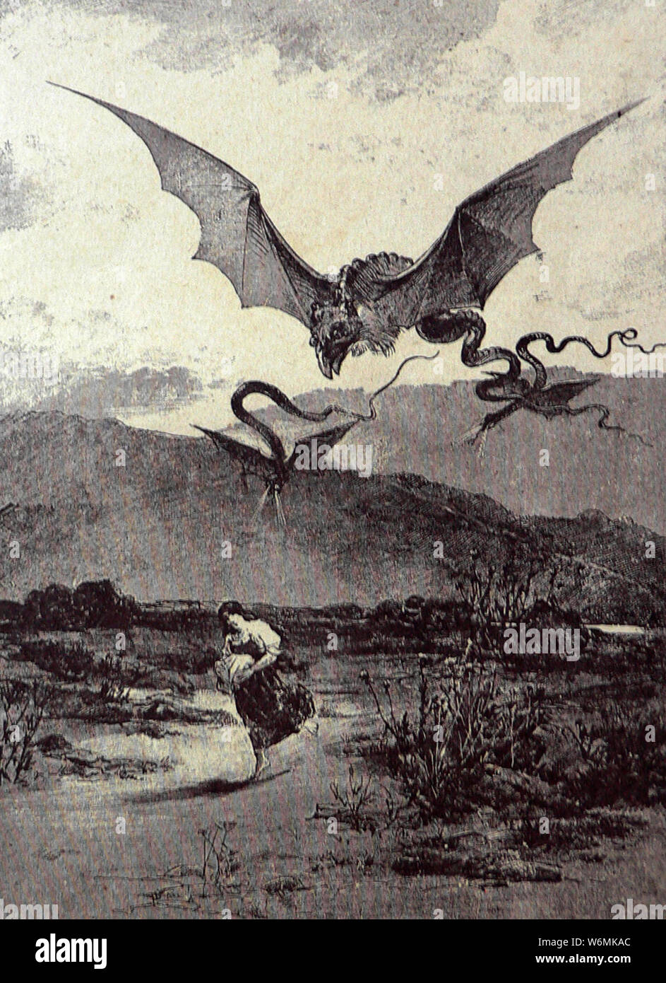 demonic illustration art Stock Photo - Alamy