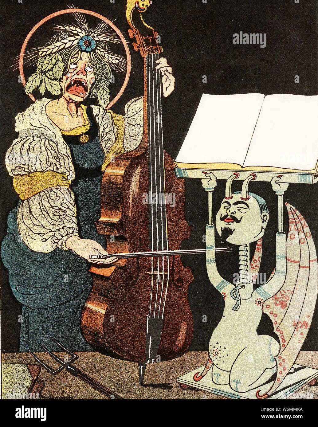 demonic illustration art Stock Photo - Alamy