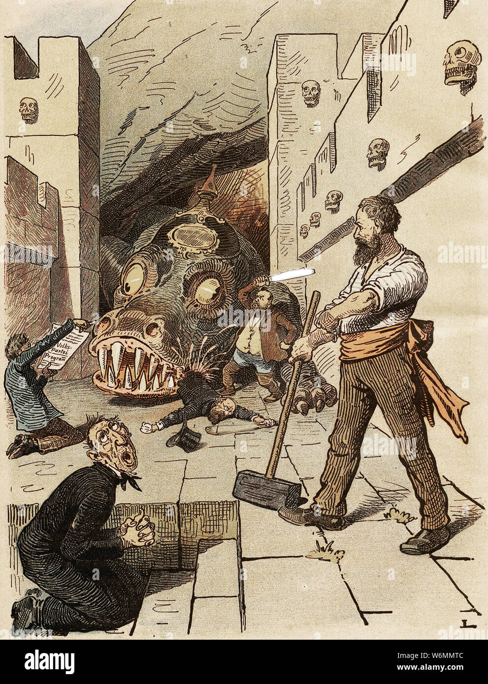 demonic illustration art Stock Photo - Alamy