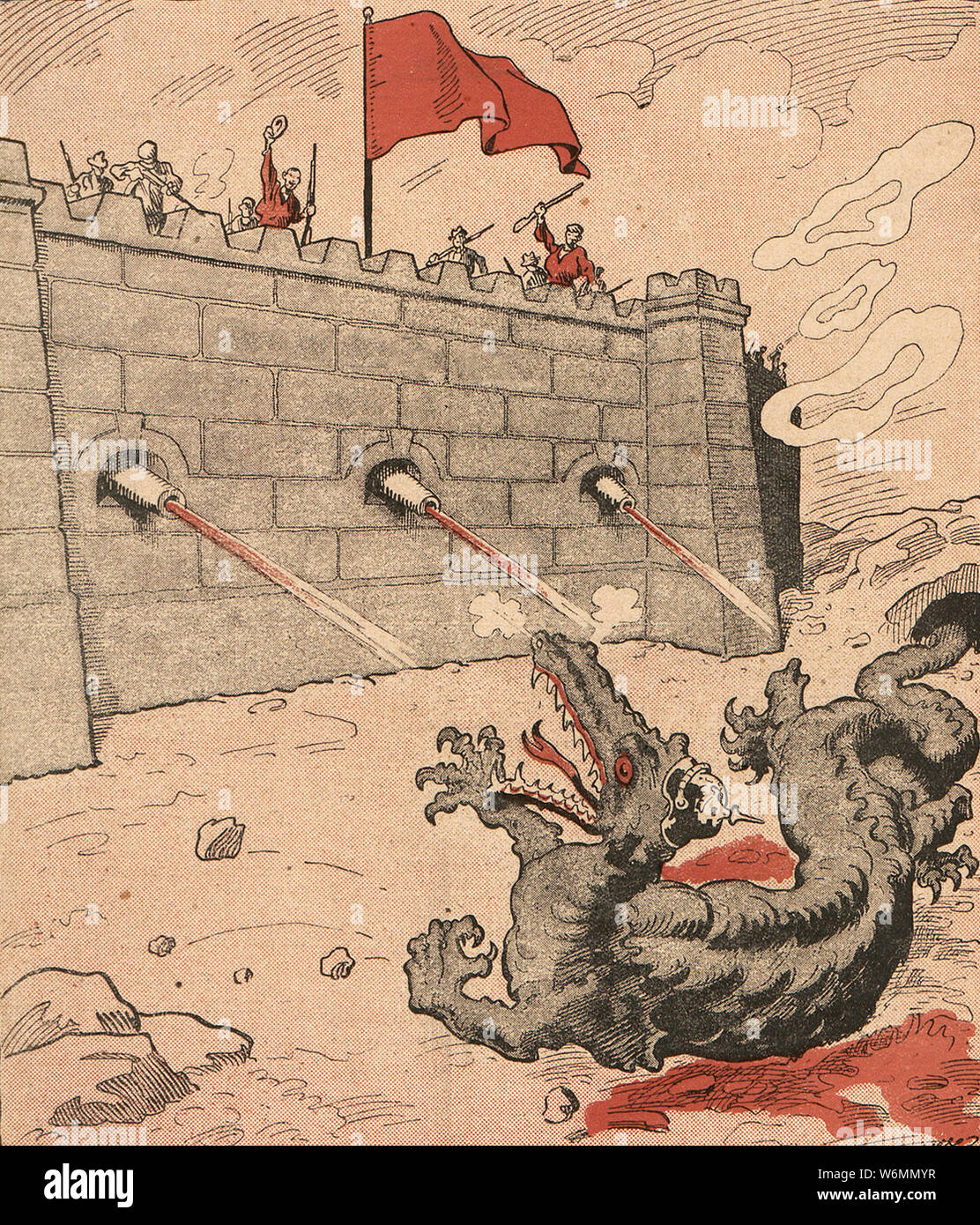 vintage fantastical illustration Stock Photo - Alamy