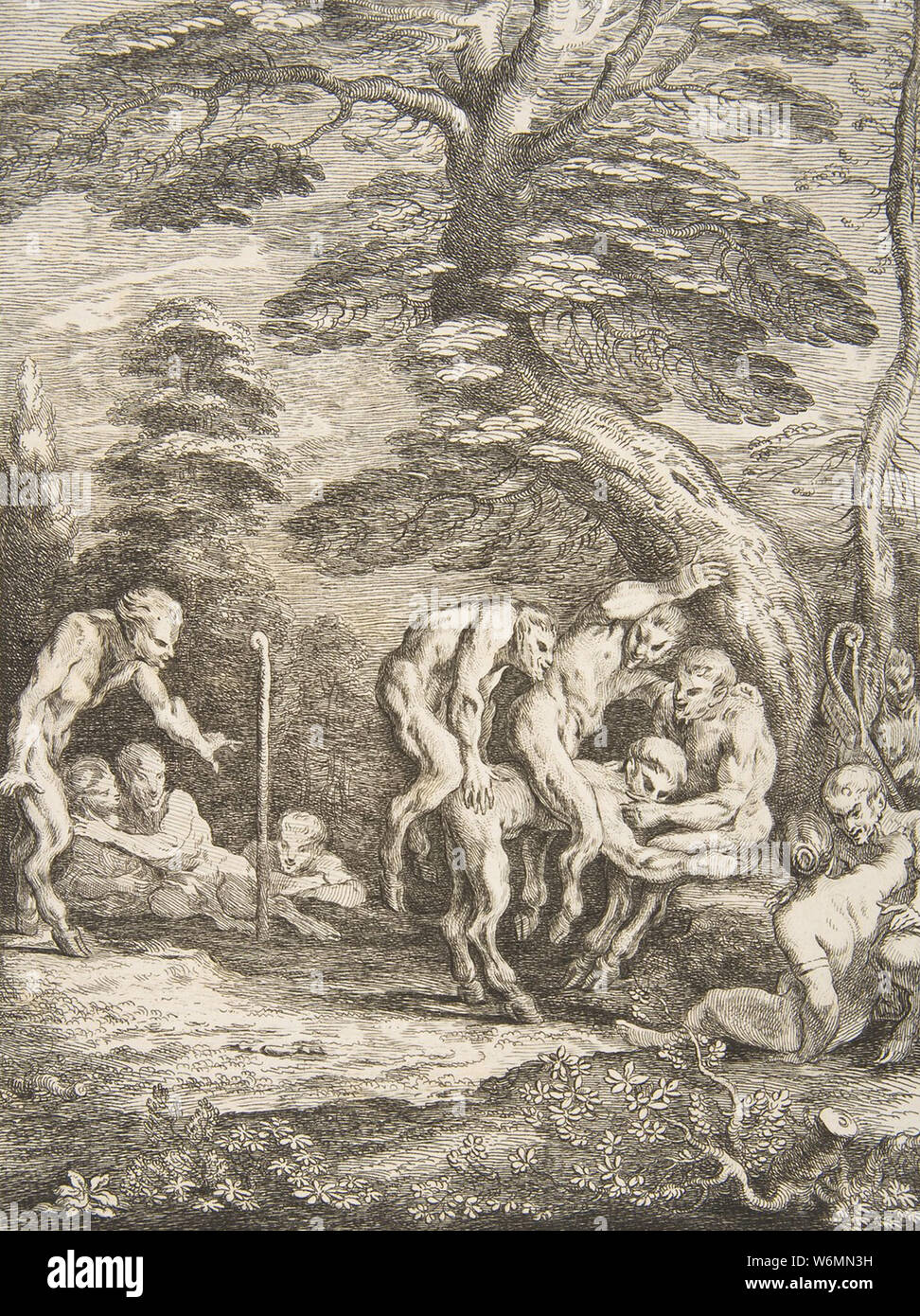 fawns and satyrs Stock Photo - Alamy