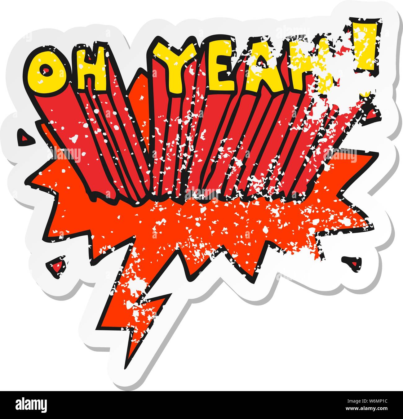 Cartoon yeah shout hi-res stock photography and images - Alamy
