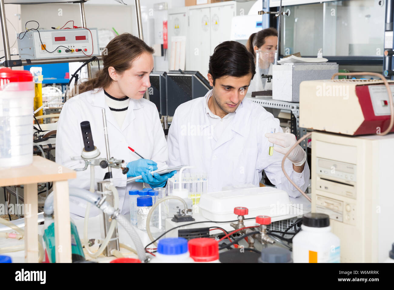 Scientific observation noting hi-res stock photography and images - Alamy