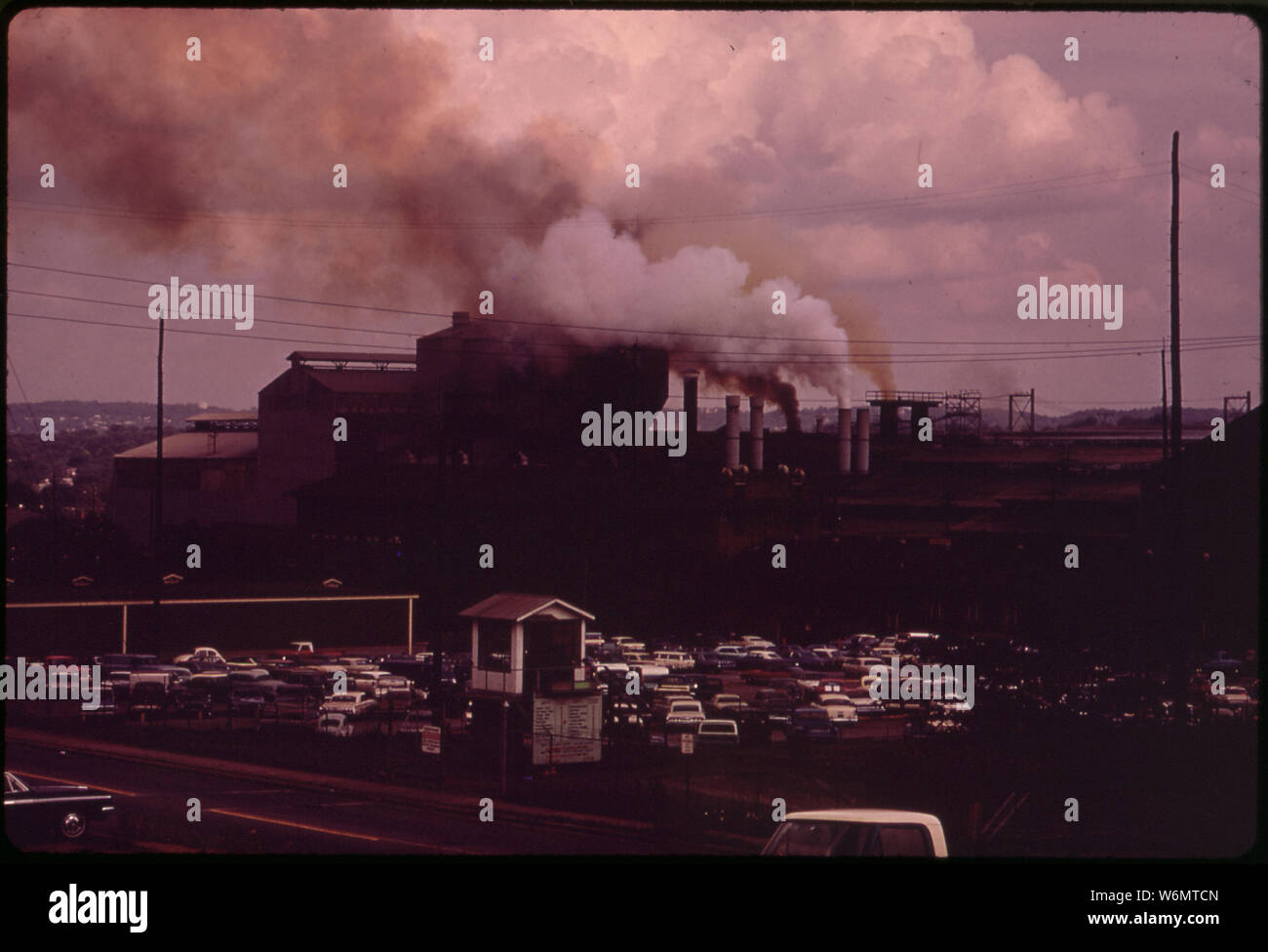 U.S. STEEL PLANT - IN OPERATION 24 HOURS A DAY Stock Photo - Alamy