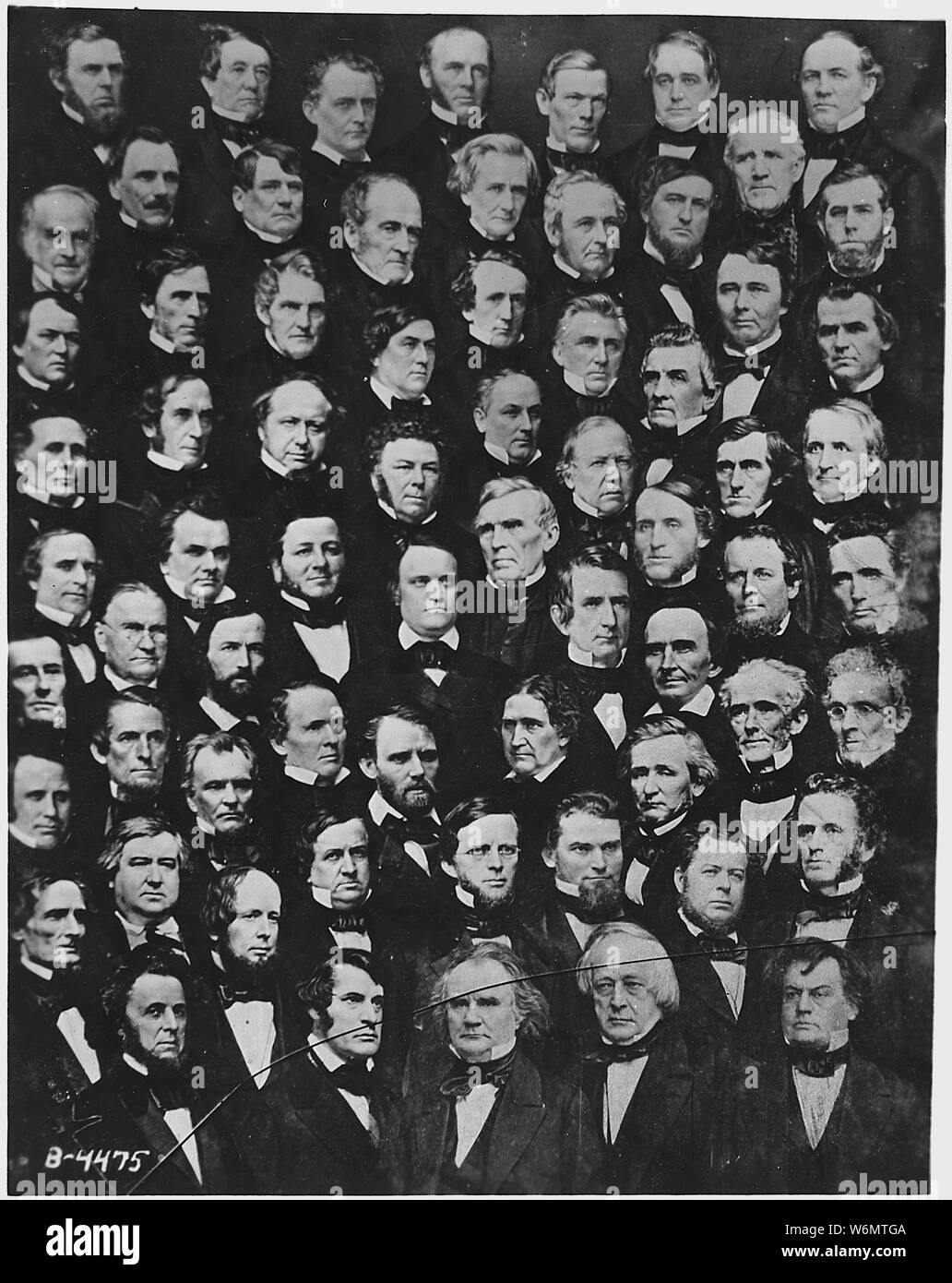 U.S. Senate, 35th Congress, 1859 - Montage Stock Photo - Alamy