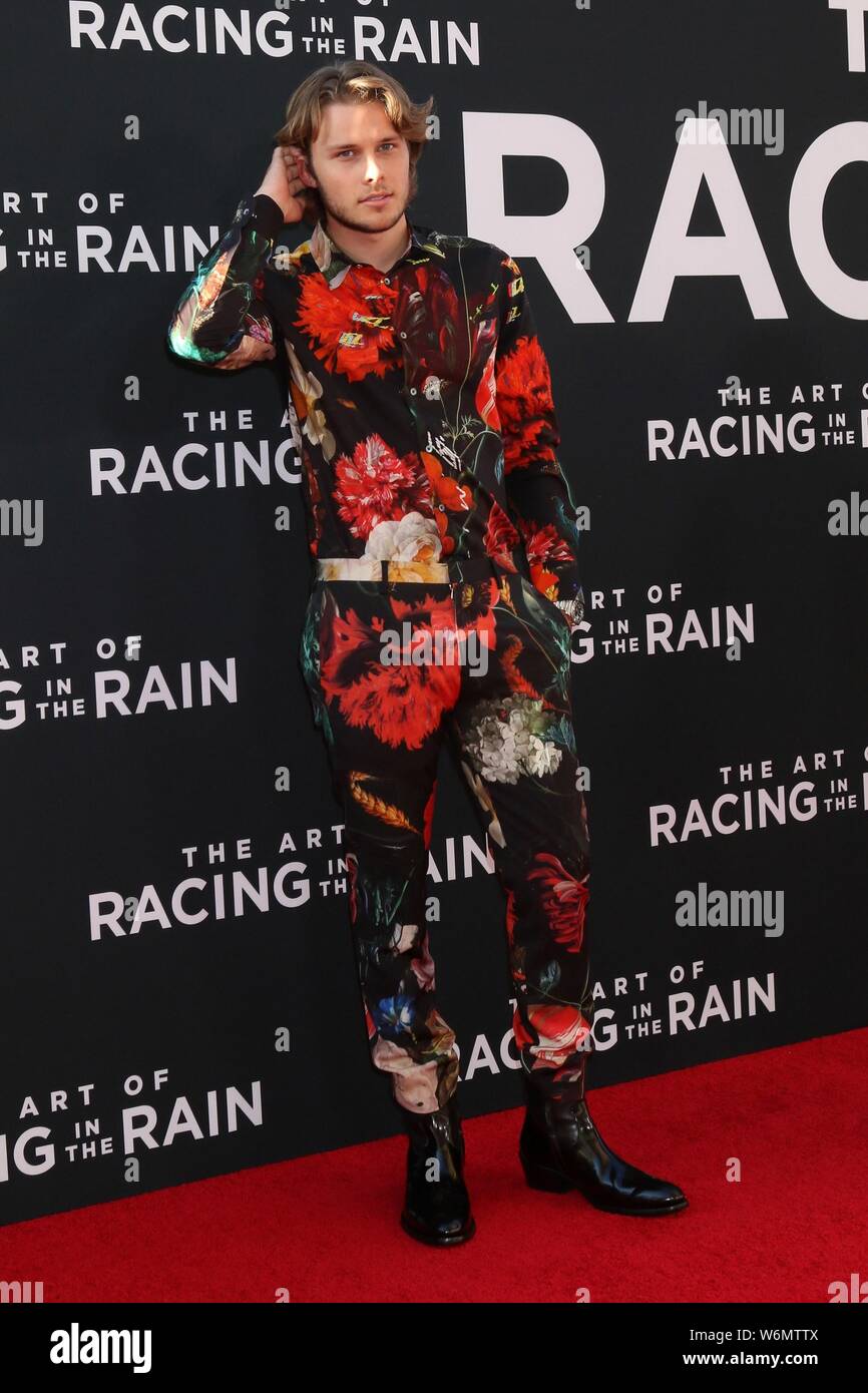 Los Angeles, CA. 1st Aug, 2019. Logan Shroyer at arrivals for THE ART ...