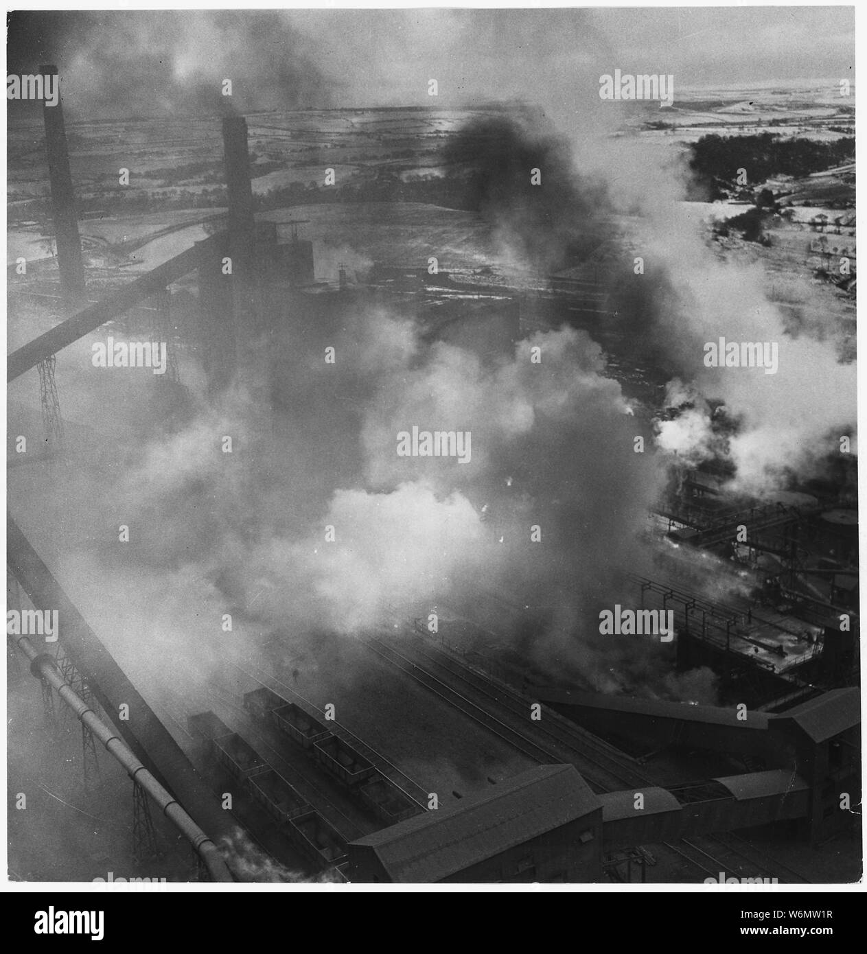 United Kingdom. Consett, England. Night and day, seven days and seven ...