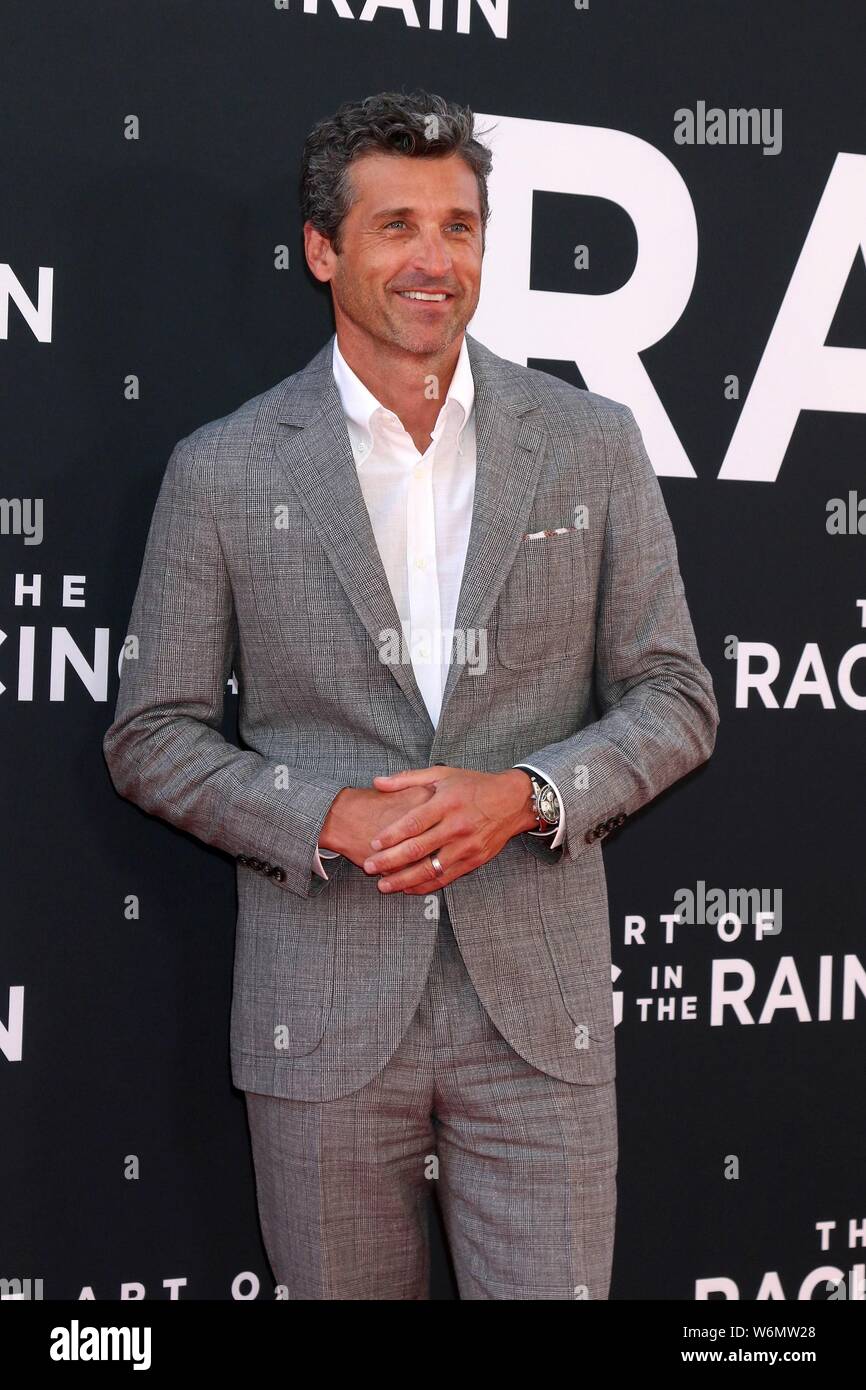 Los Angeles, CA. 1st Aug, 2019. Patrick Dempsey at arrivals for THE ART ...