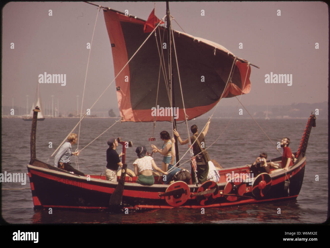 VIKING IMAGE ON CHESAPEAKE BAY Stock Photo - Alamy