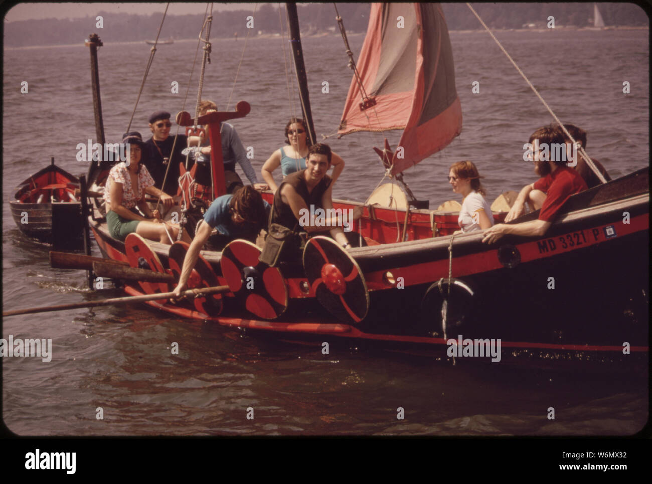 VIKING IMAGE ON CHESAPEAKE BAY Stock Photo - Alamy