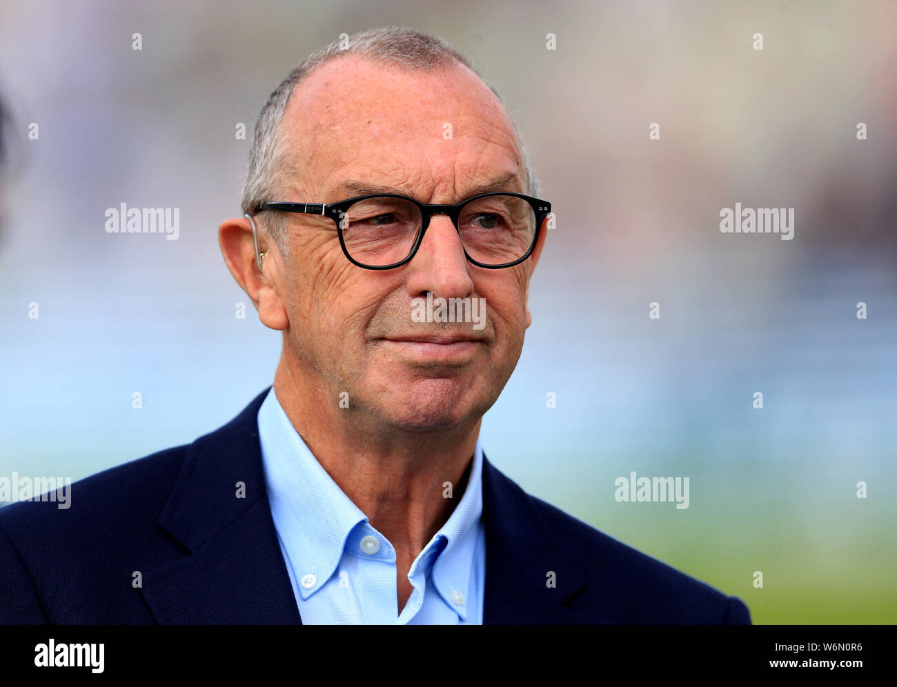 Sky Sports commentator David Lloyd during day two of the Ashes Test ...