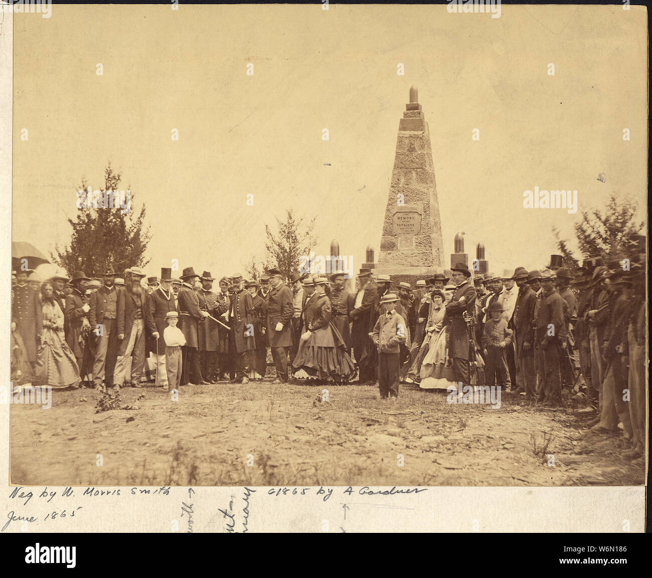 Virginia, Bull Run. Dedication of monuments on the Battlefield Stock ...