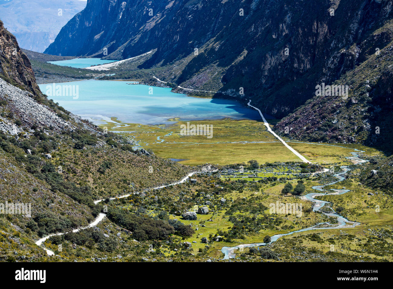 Mountains,Glaciers,Rivers,Blue Lagoons,Flowers,Llanganuco,Parque ...