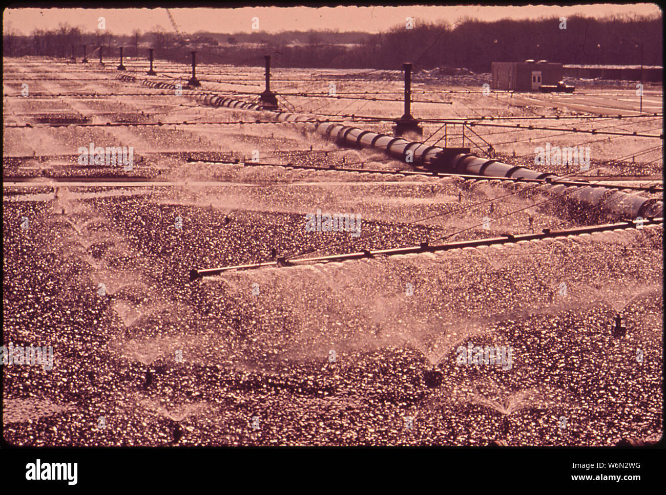 WATER FILTERS AT THE BACK RIVER SEWAGE TREATMENT PLANT, A PRIMARY ...