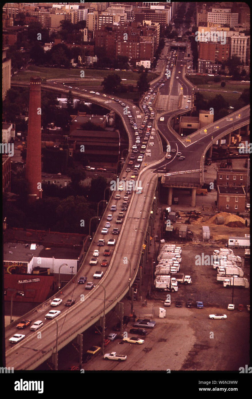 WHITEHURST FREEWAY, LOOKING EAST Stock Photo - Alamy