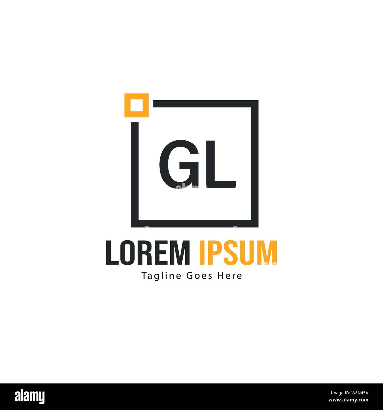 Gl logo design hi-res stock photography and images - Alamy