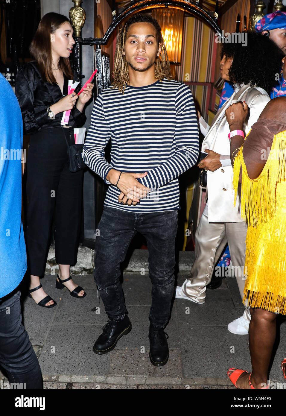 Bluey Robinson attends a launch party at the Annabel's during a Mabel's ...