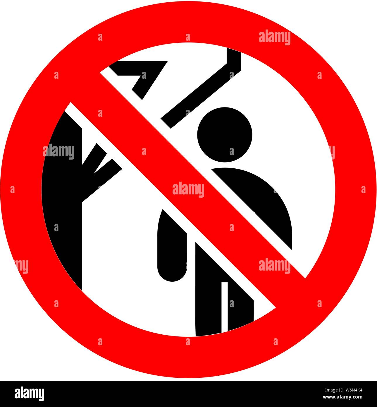 Prohibitive signal Stock Vector Images - Alamy