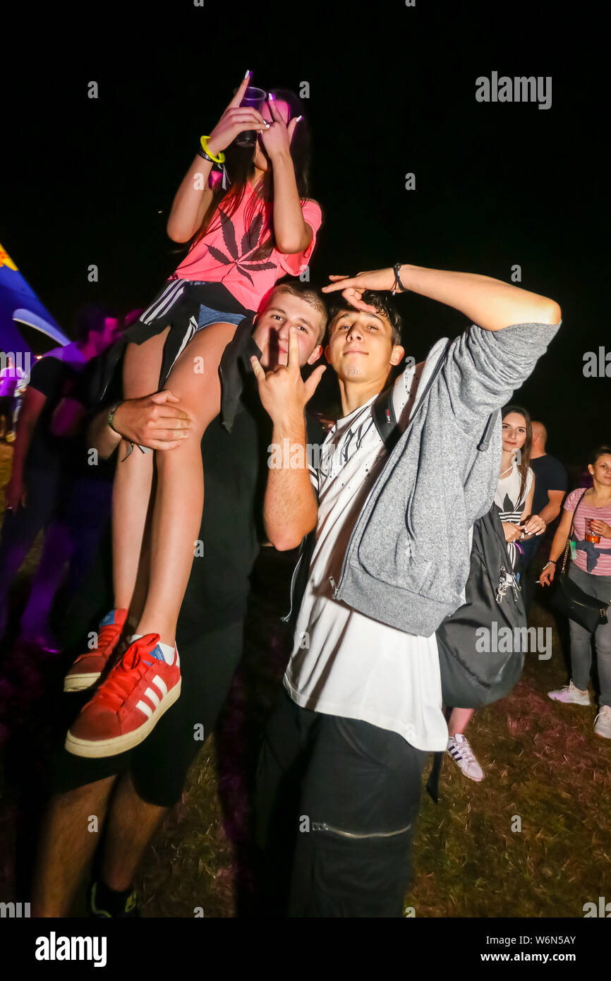 Teen goofing off hi-res stock photography and images - Alamy