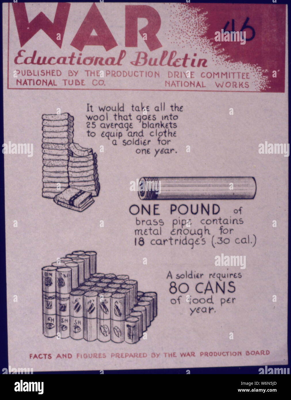 War educational bulletin hi-res stock photography and images - Alamy