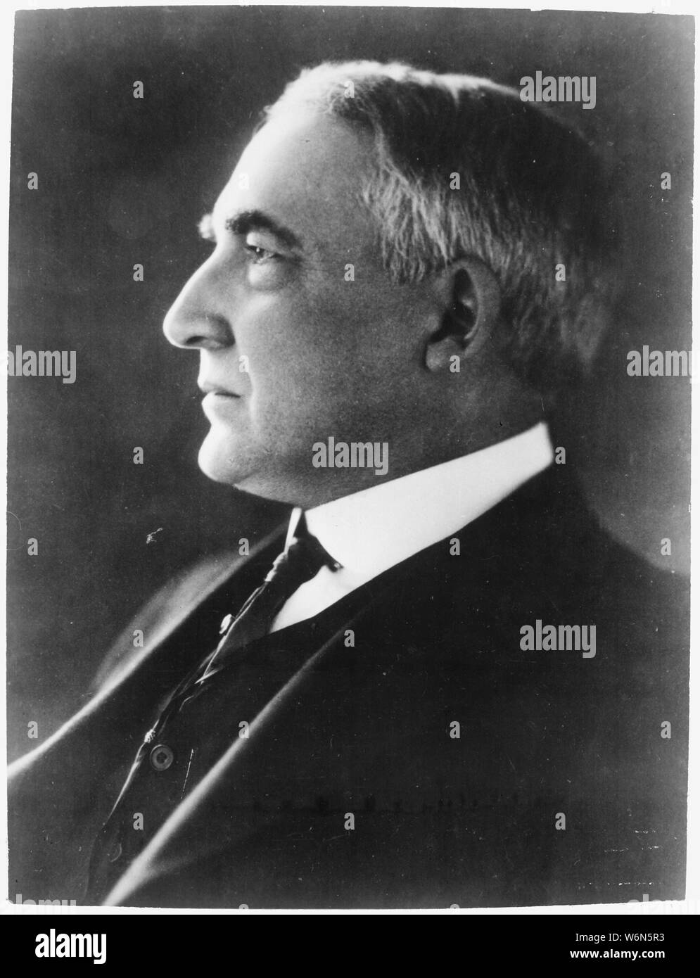 Warren G. Harding Stock Photo - Alamy