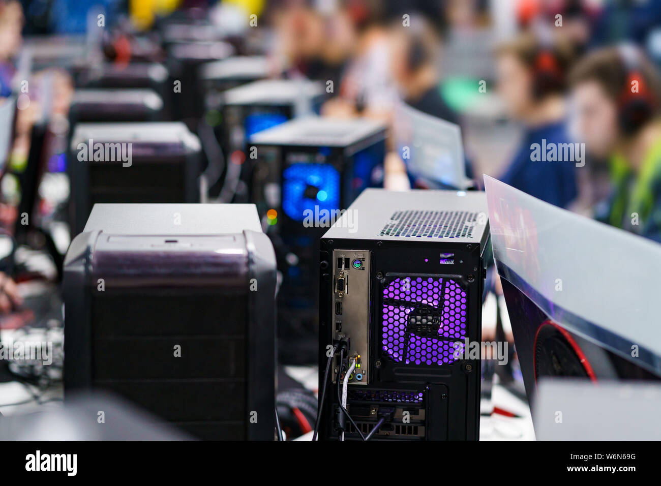 Computer towers for gaming Stock Photo - Alamy
